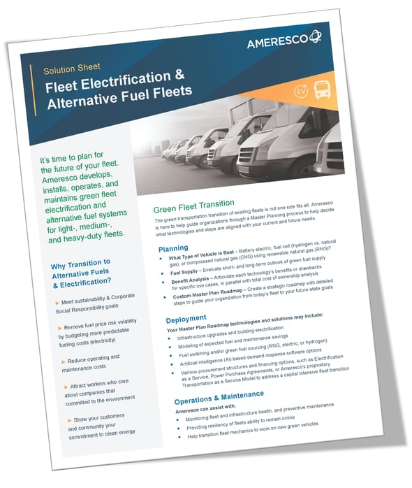 Fleet Electrification & Alternative Fuel Fleets | Free Info Sheet